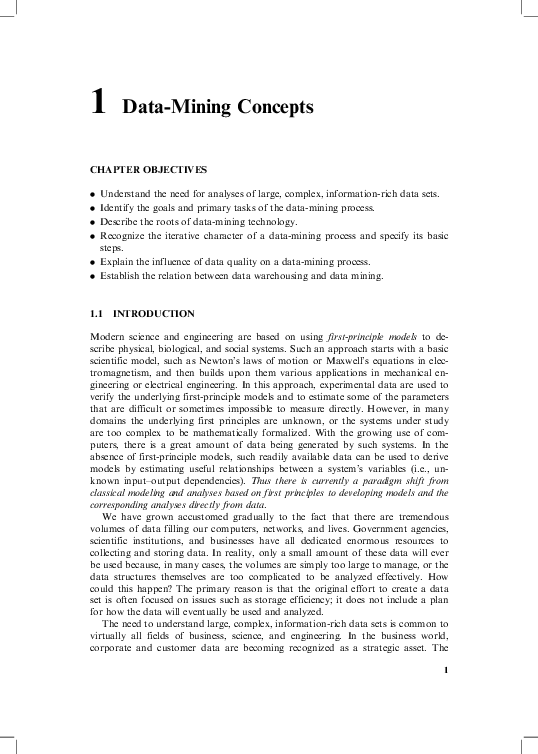 (PDF) Data-Mining Concepts