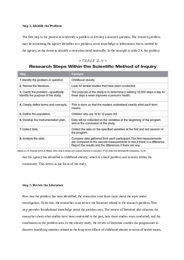 (DOC) Step 1: Identify the Problem
