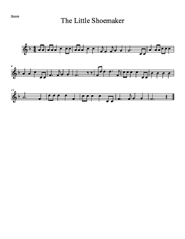 (PDF) The Little Shoemaker
