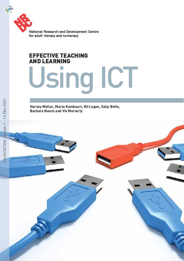(PDF) Effective teaching and learning: Using ICT