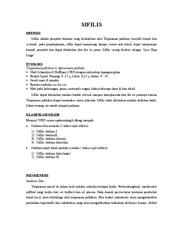 (DOC) SIFILIS