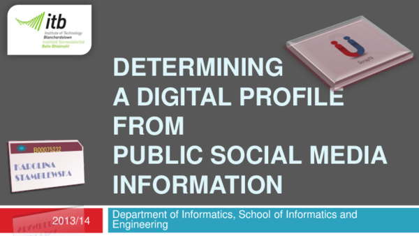 (PPT) Determining a digital profile from public social media information.