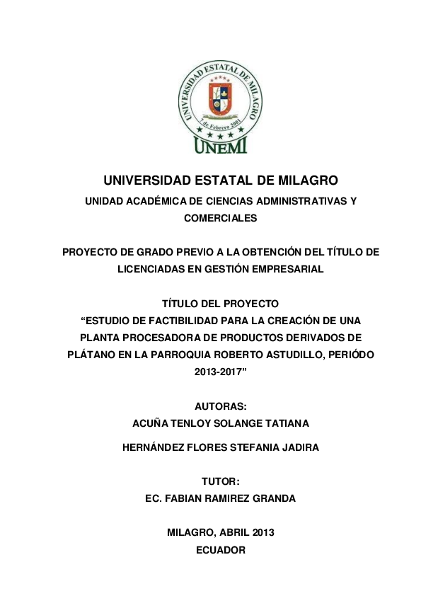 (PDF) UNIVERSIDAD ESTATAL DE MILAGRO