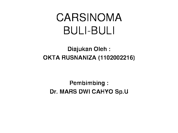 (PPT) CA buli