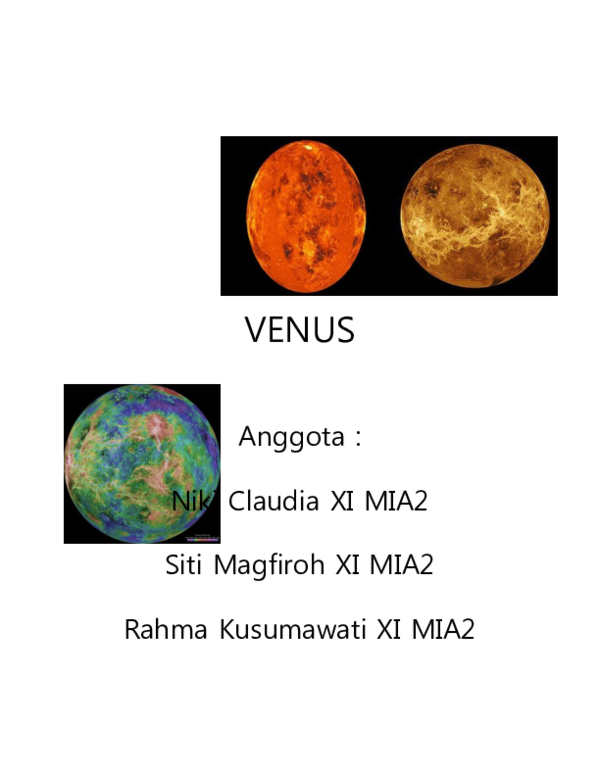 (DOC) fakta - fakta Venus