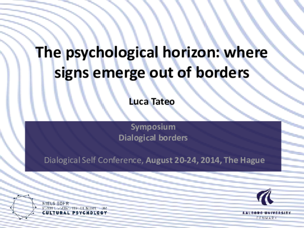(PDF) The psychological horizon: where signs emerge out of borders