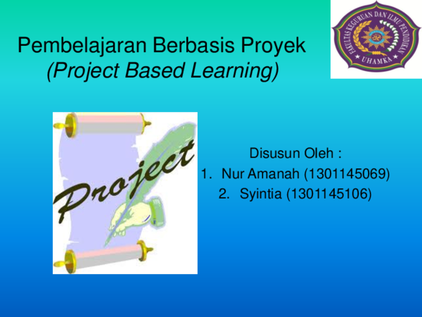 (PPT) Pembelajaran Berbasis Proyek Project Based Learning