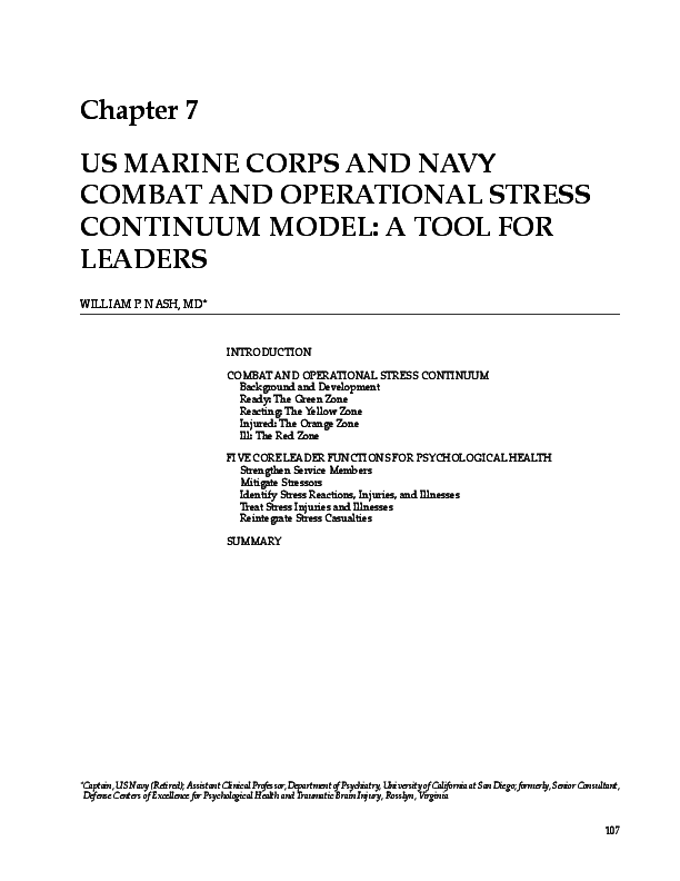 (PDF) Stress Continuum Model