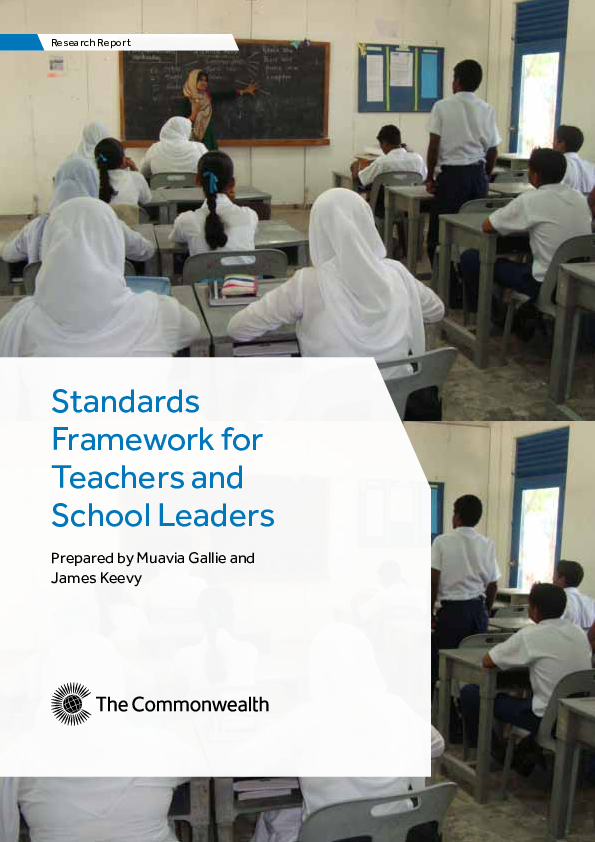 (PDF) Standards Framework for Teachers and School Leaders