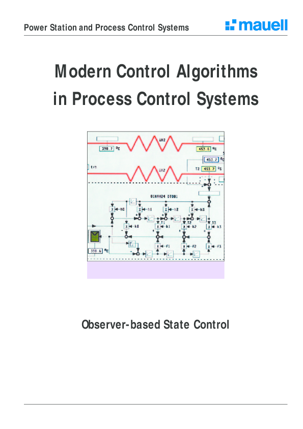 Pdf Application Report Observer Based State Control