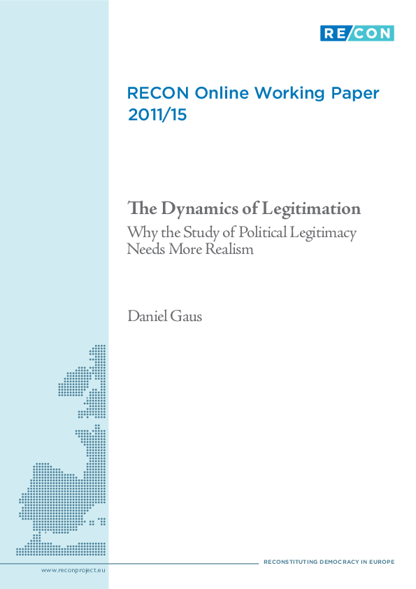 (PDF) The Dynamics of Legitimation: Why the Study of Political ...
