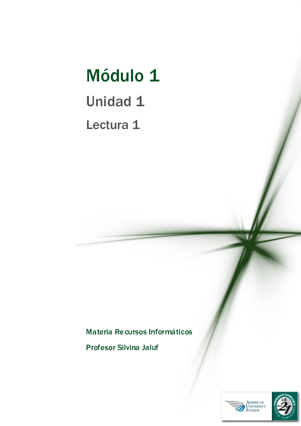 (PDF) Módulo 1