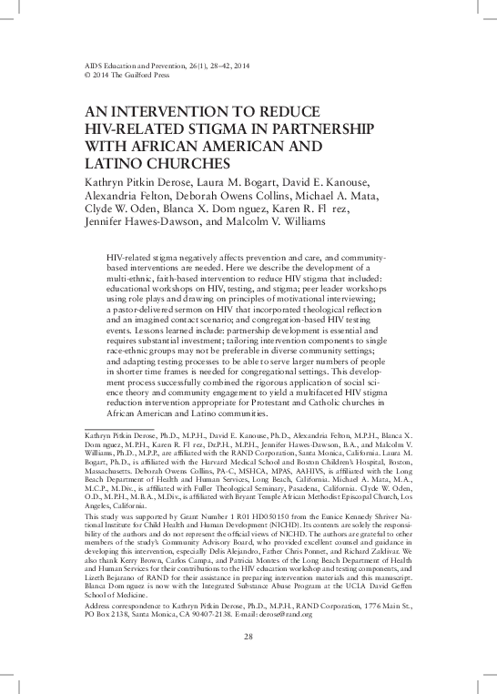 (PDF) Derose et al. 2014