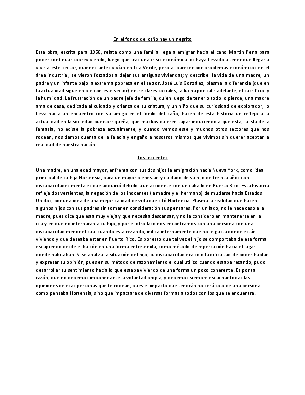 (DOC) En el fondo del cano hay un negrito