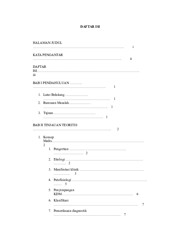 (DOC) DAFTAR ISI ………………… 8