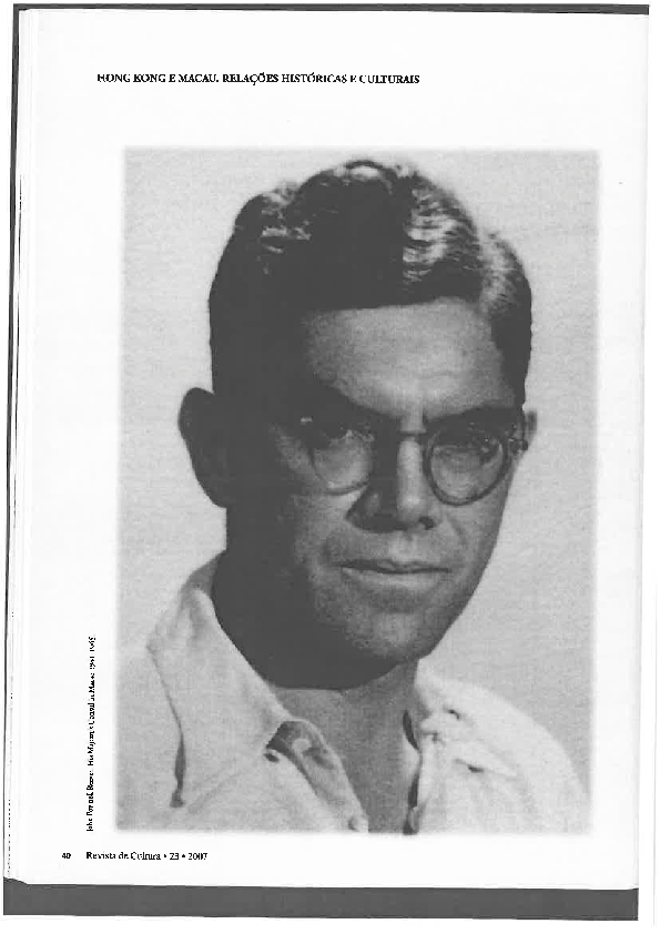 (PDF) The Diary of JP Reeves, Consul in Macao, 1941-1946