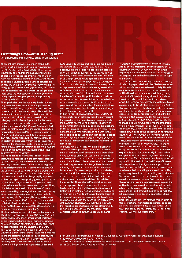 (PDF) A review of the Design manifesto First things first 2000 [2006]