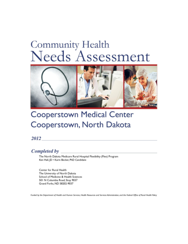 (PDF) Community Health Needs Assessment: Cooperstown Medical Center ...