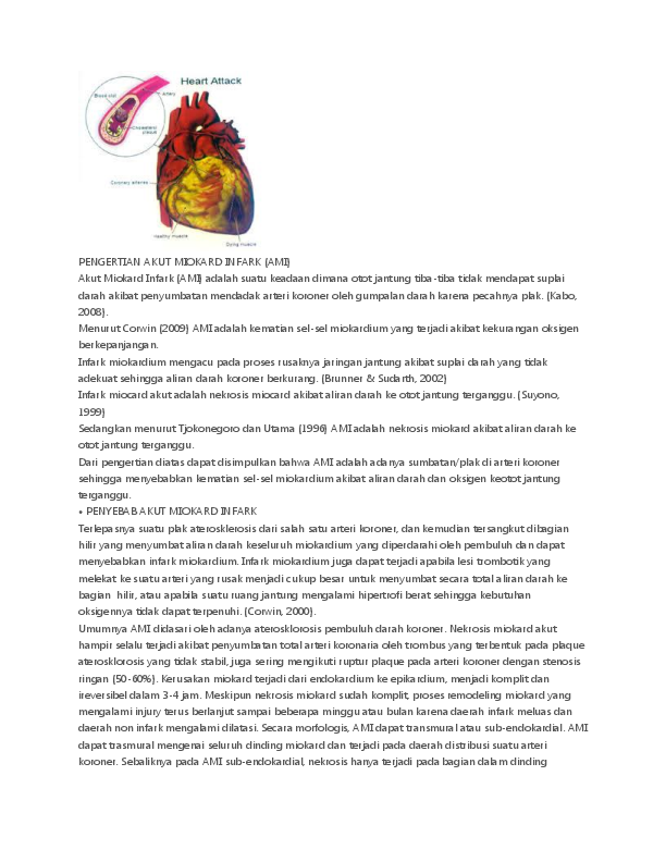 (DOC) PENGERTIAN AKUT MIOKARD INFARK