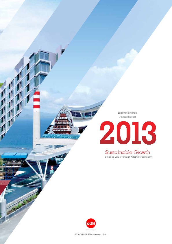 (PDF) PT ADHI KARYA (Persero) Tbk. Sustainable Growth Creating Value ...