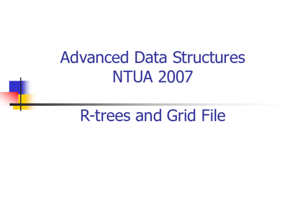 (PPT) R-tree