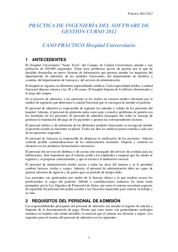(PDF) PRÁCTICA DE INGENIERÍA DEL SOFTWARE DE GESTIÓN CURSO 2012 CASO ...