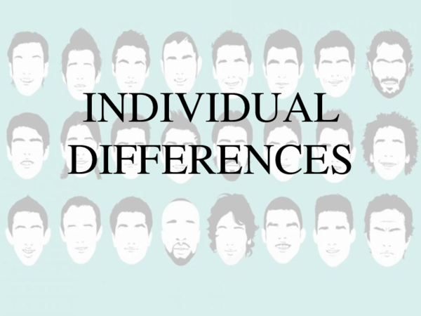 (PPT) INDIVIDUAL DIFFERENCES