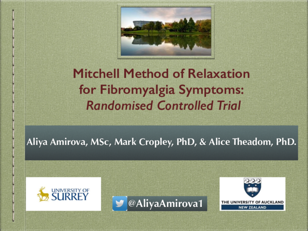 (PDF) The effectiveness of the Mitchell Method Relaxation Technique for ...