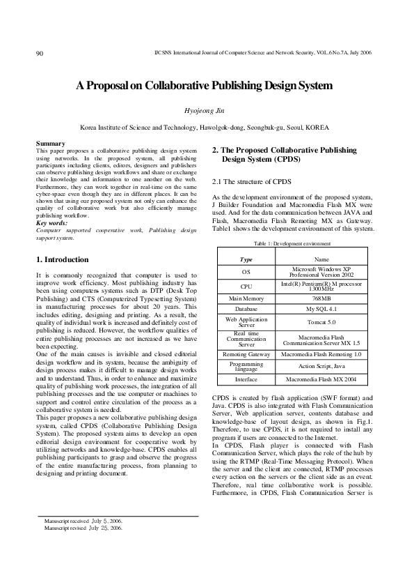 (PDF) A Proposal on Collaborative Publishing Design System