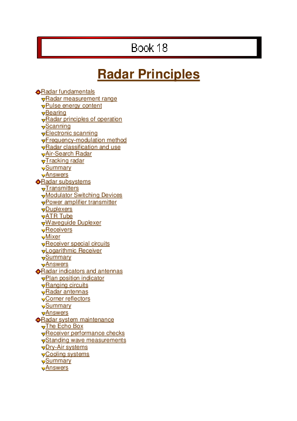 (PDF) Radar Principles