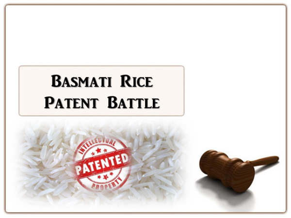 (PDF) Basmati Rice Patent Battle