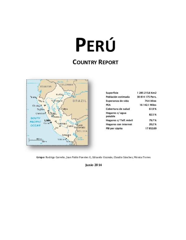 (DOC) Per+¦ Country Report Final