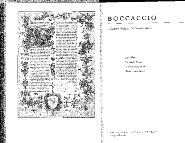 (PDF) The Game of Love: Boccaccio's Caccia di Diana. | arielle saiber ...