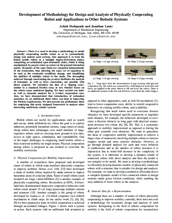 (PDF) Development of Methodology for Design and Analysis of Physically ...