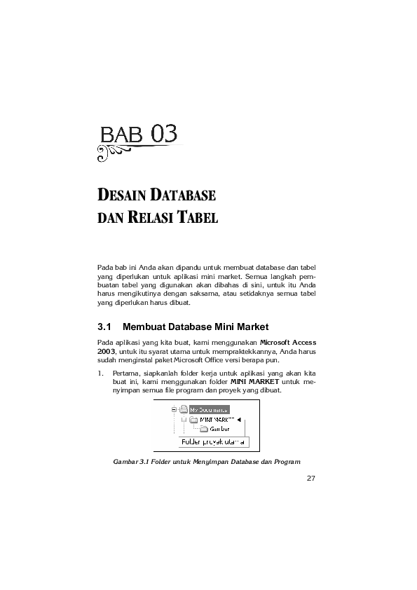(PDF) DESAIN DATABASE