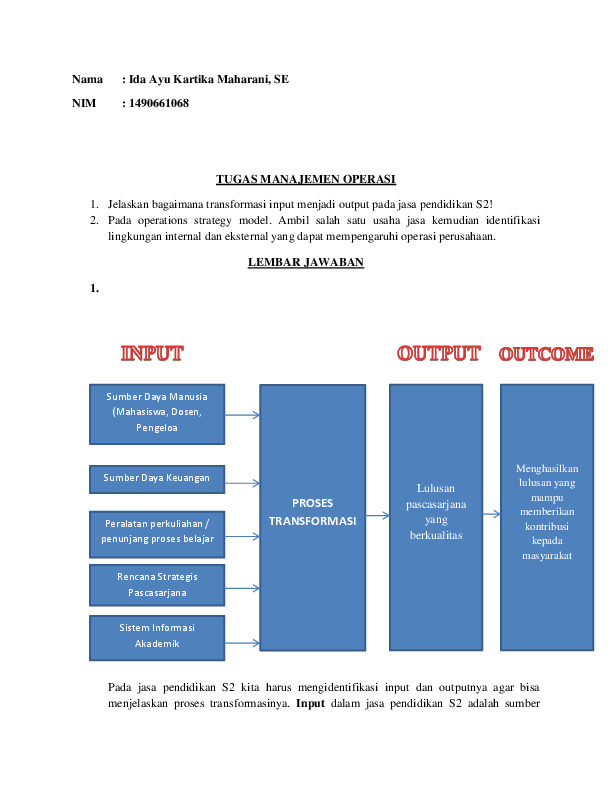 (DOC) Strategi Manajemen Operasi