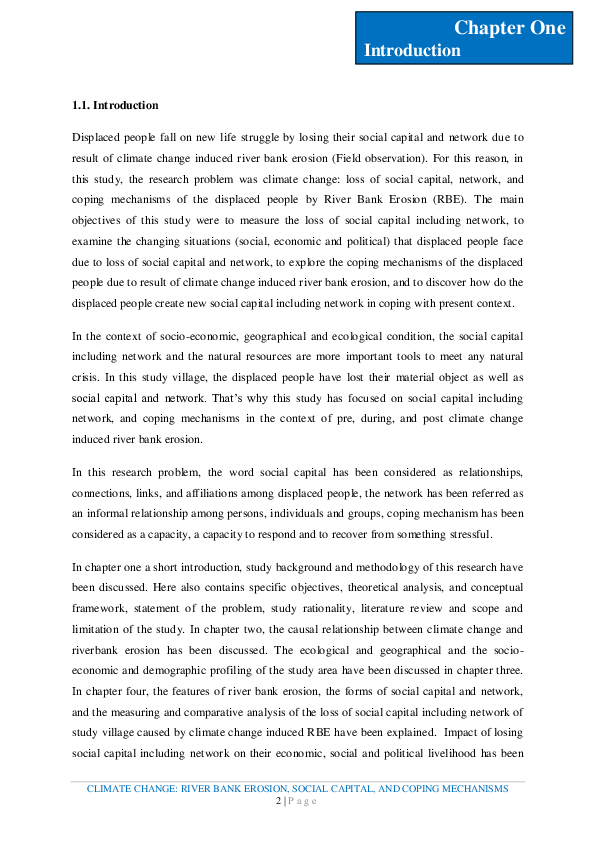 (PDF) Chapter One Introduction
