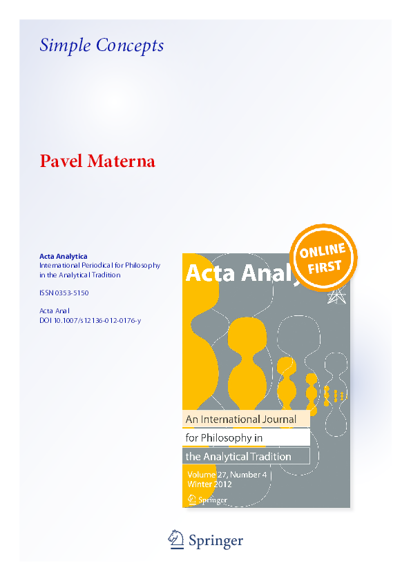 (PDF) Simple Concepts