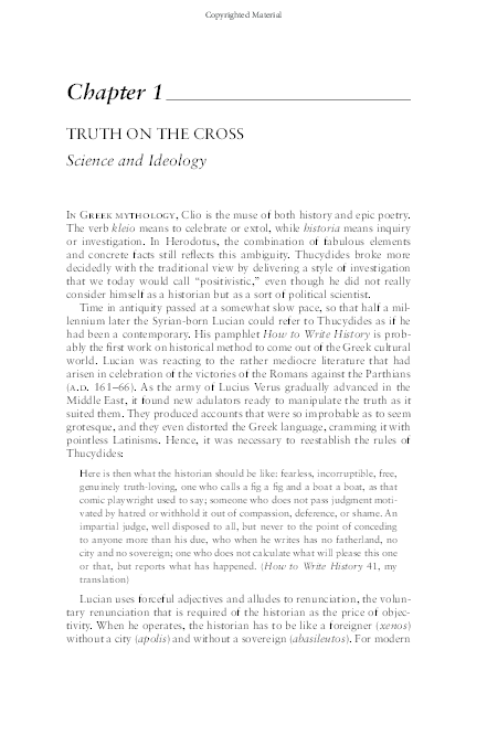 (PDF) TRUTH ON THE CROSS Science and Ideology