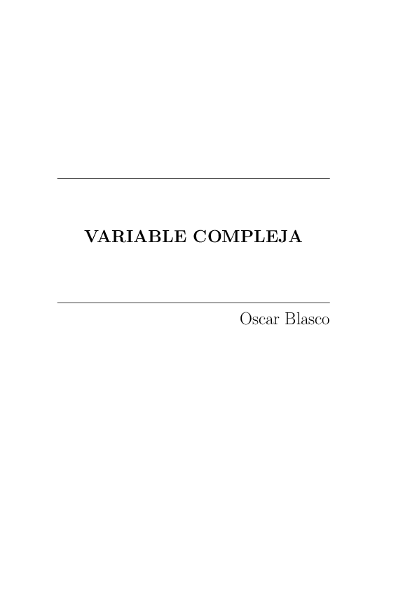 (PDF) VARIABLE COMPLEJA