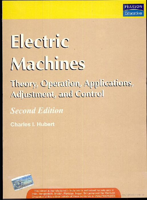 (PDF) Electrical Machines by Charles I Hubert