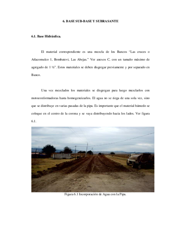 (PDF) 6. BASE SUB-BASE Y SUBRASANTE