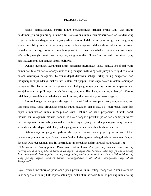 (DOC) PENDAHULUAN makalah rahma