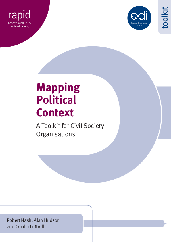 (PDF) Mapping Political Context: A tool-kit for civil society organisations