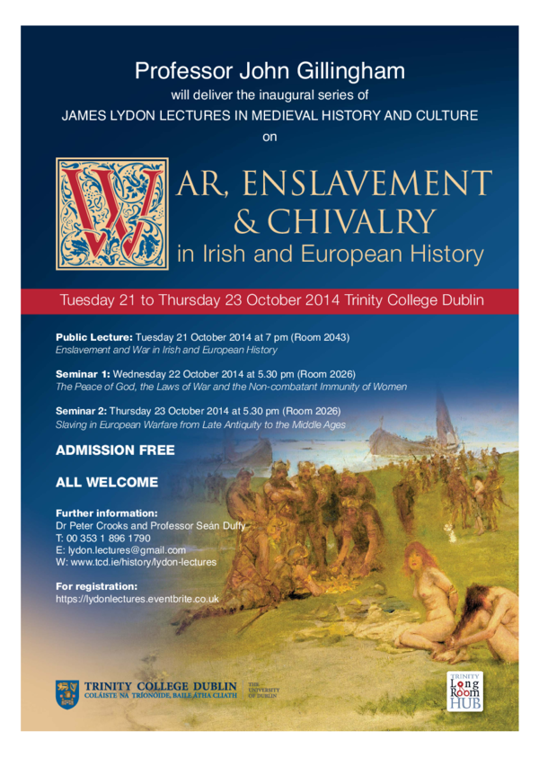 (PDF) The James Lydon Lectures in Medieval History and Culture 2014