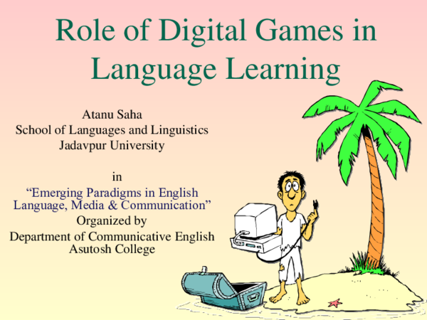 (PPT) Role of Digital Games in Language Learning