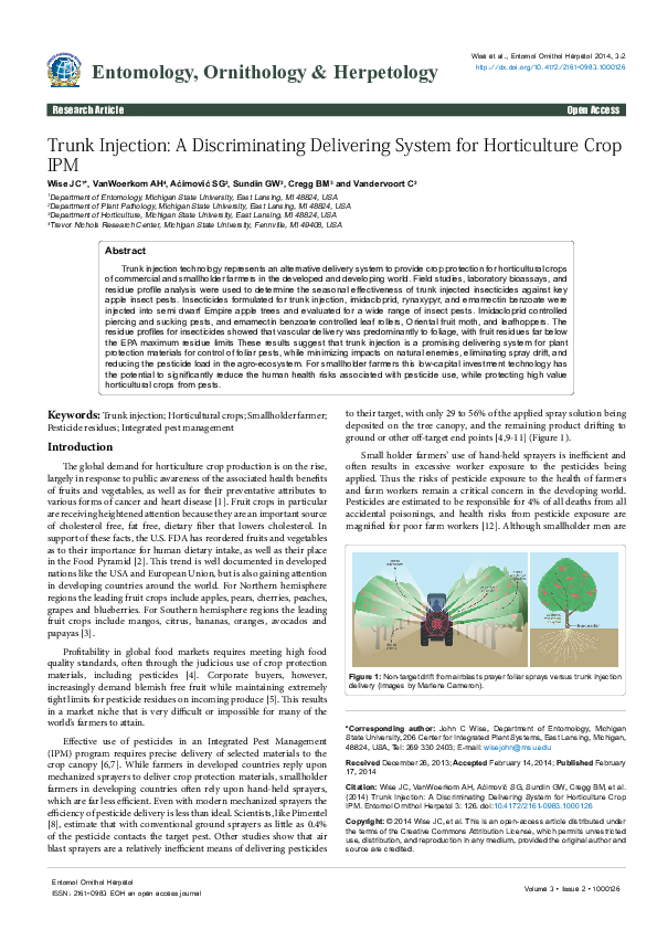 (PDF) Trunk Injection: A Discriminating Delivering System for ...