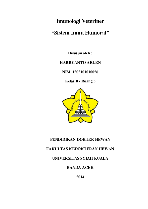 (DOC) Respons Imun Humoral