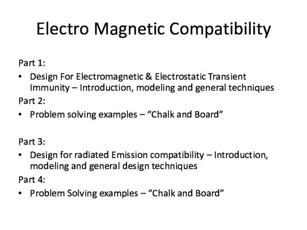 (PPT) Design For Electromagnetic & Electrostatic Transient Immunity-Part1