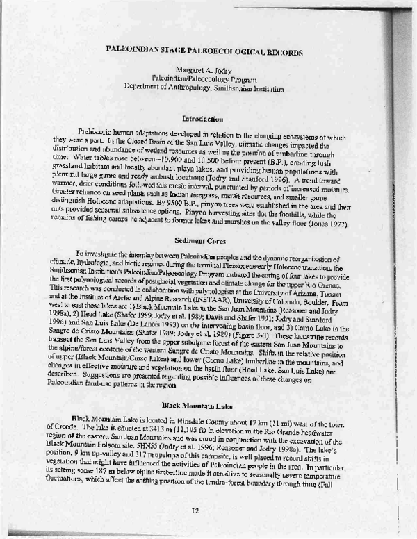 (PDF) Colorado Prehistory: A Context for the Rio Grande Basin ...